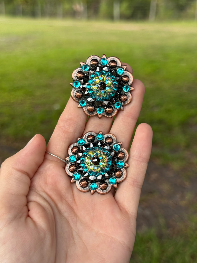 Beetle Juice Conchos 1 1/2” (Pair) – Lani's Custom Conchos & Tack
