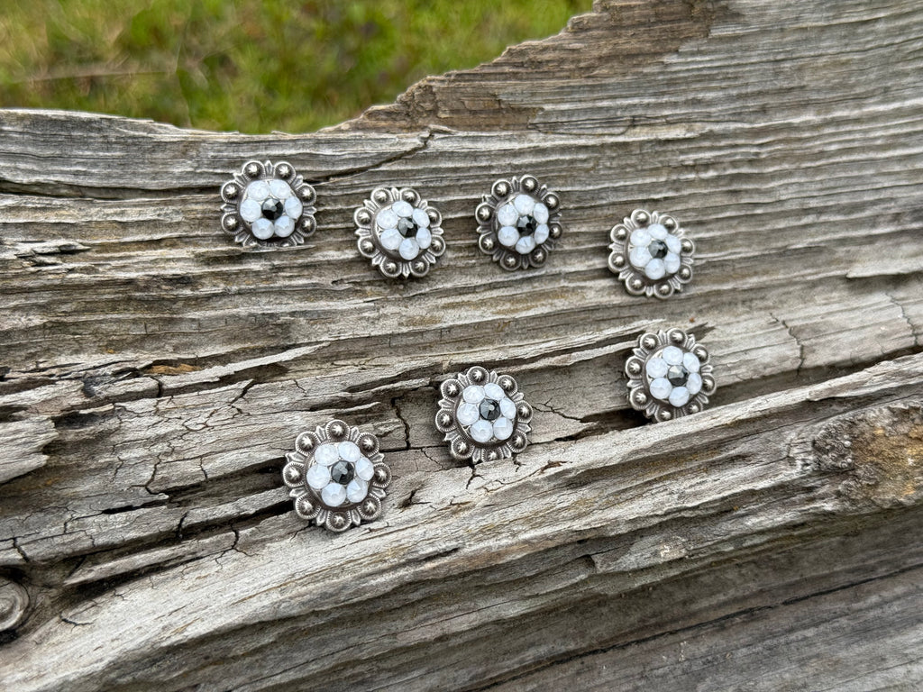 3/4” Domino Effect Conchos – Lani's Custom Conchos & Tack