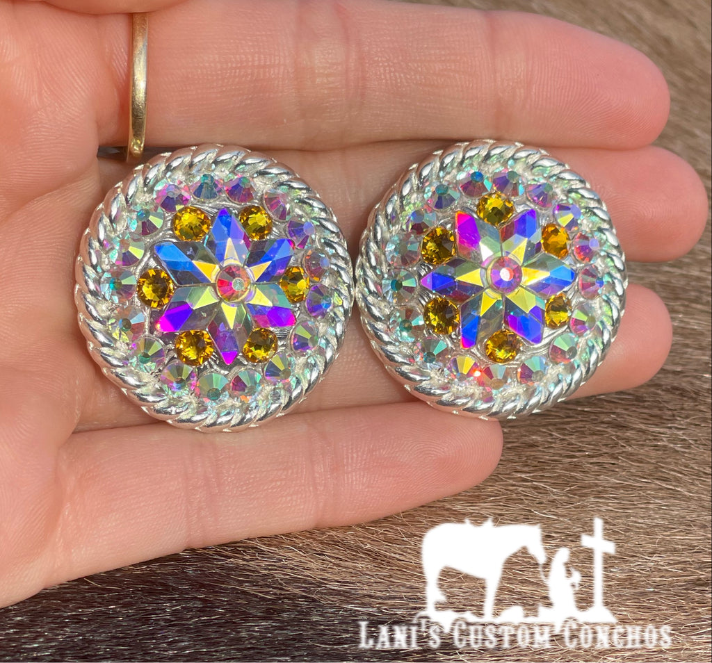 Sunflower Concho – Lani's Custom Conchos & Tack