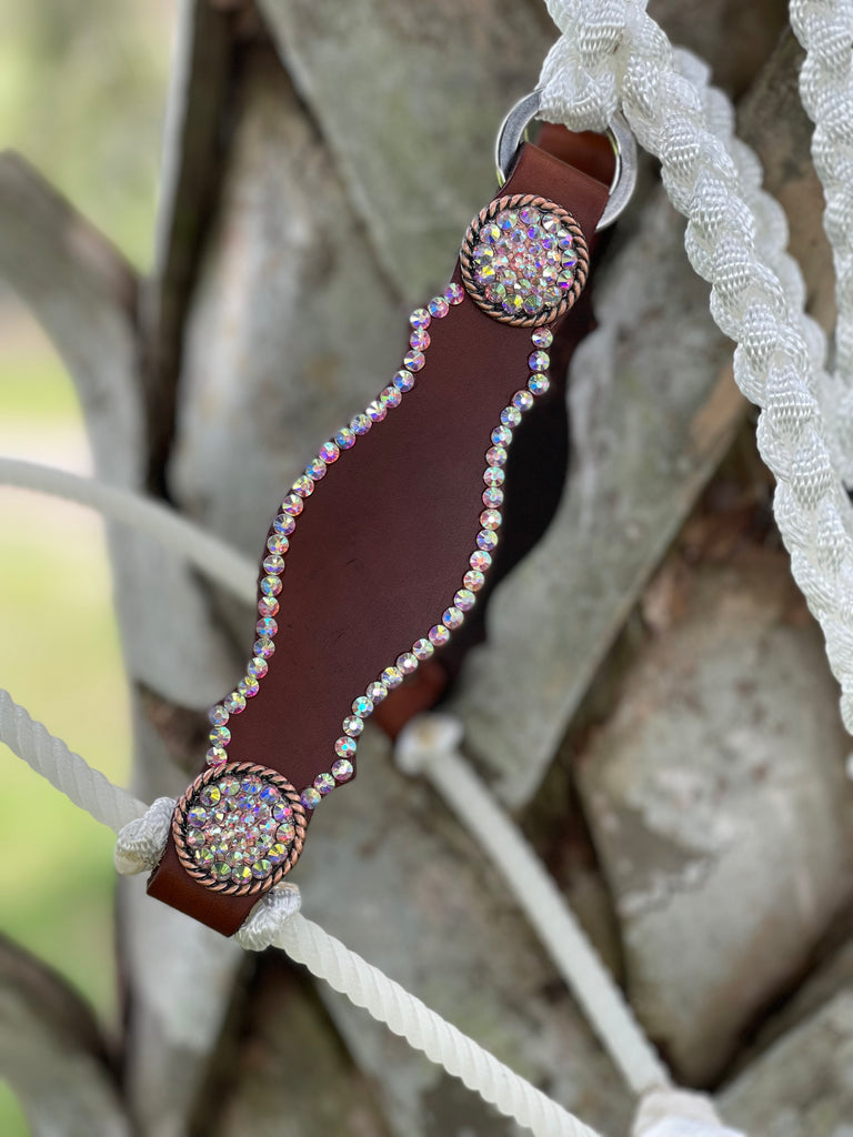 Customized Cheek Muletape Halter – Lani's Custom Conchos & Tack